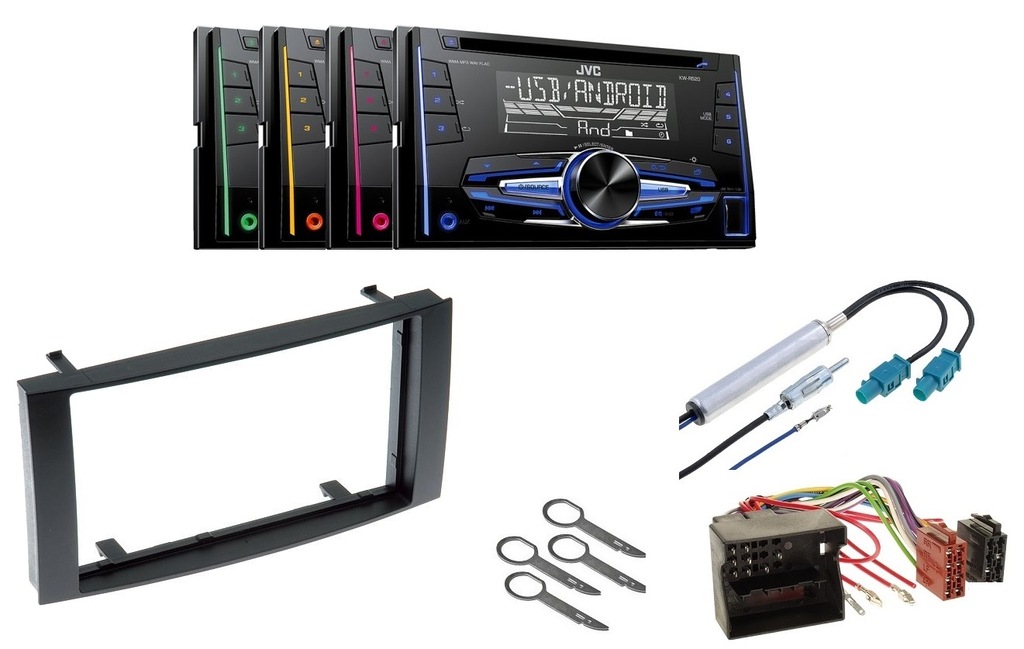 RADIO JVC KW-R520 CD USB VW T5 MULTIVAN CARAVELLE - 6642825998 ...