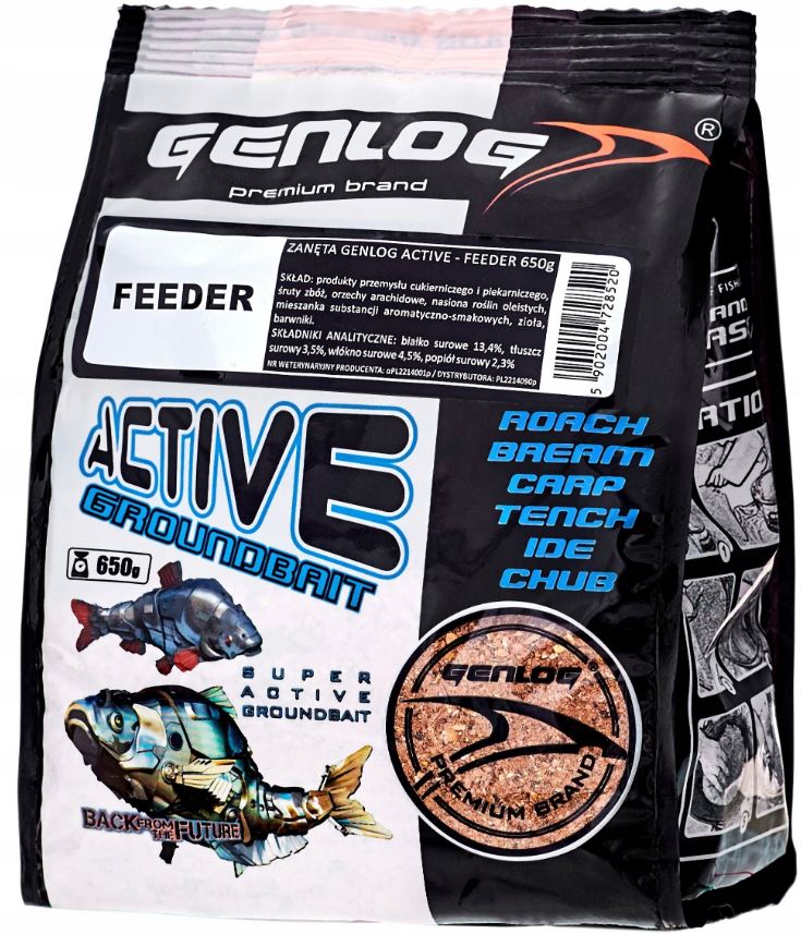 Genlog zanęta Active Feeder 650 g - 8009828941 - oficjalne archiwum Allegro