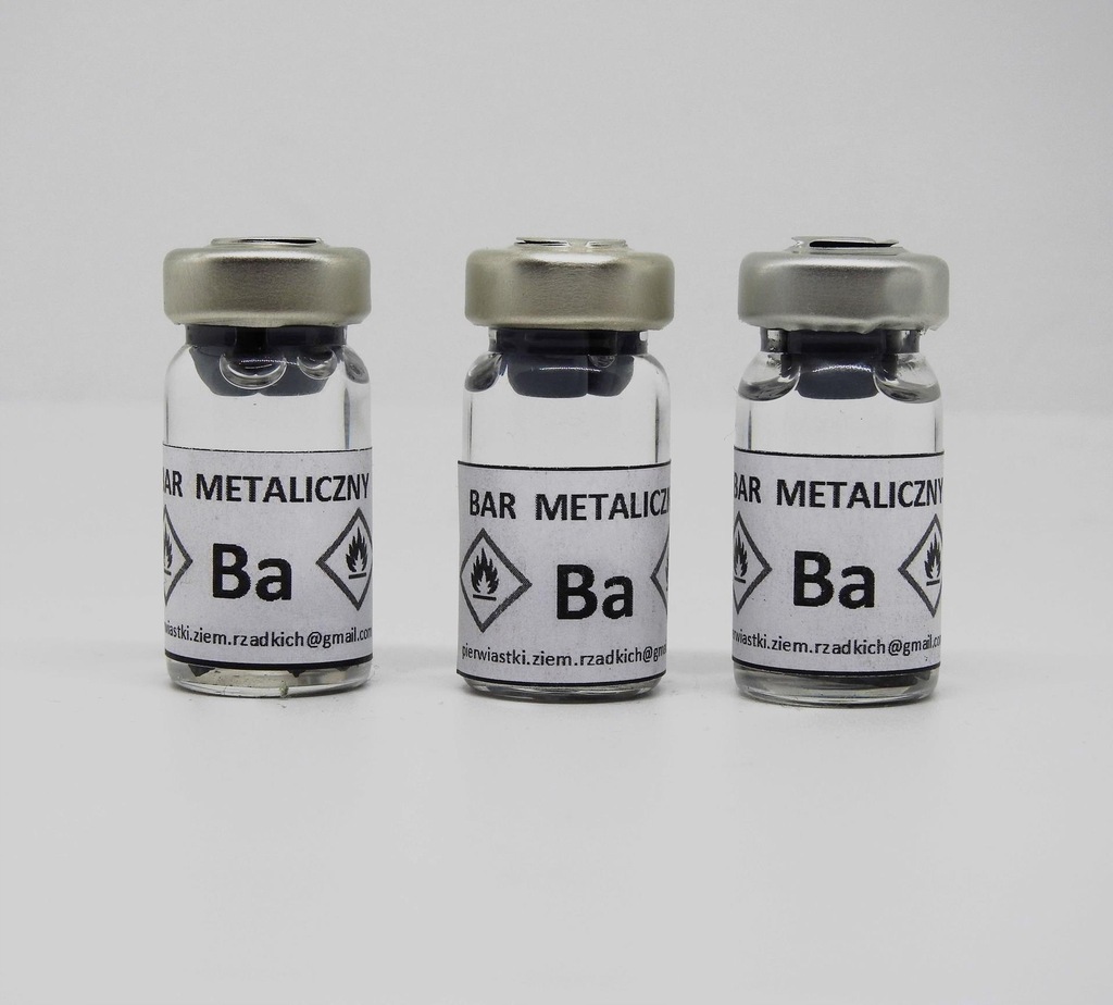 BAR METAL pierwiastek Barium Ba 99,8% - 9887207351 - oficjalne archiwum ...