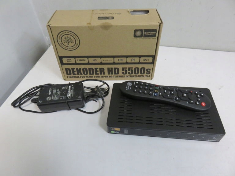 DEKODER DVBT HD 5500S CYFROWY POLSAT - 10179059268 - oficjalne archiwum Allegro