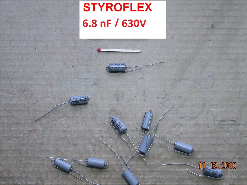 Kondensator styroflex 6,8nF 630V CP-C Wako Japan - 13072646189 ...