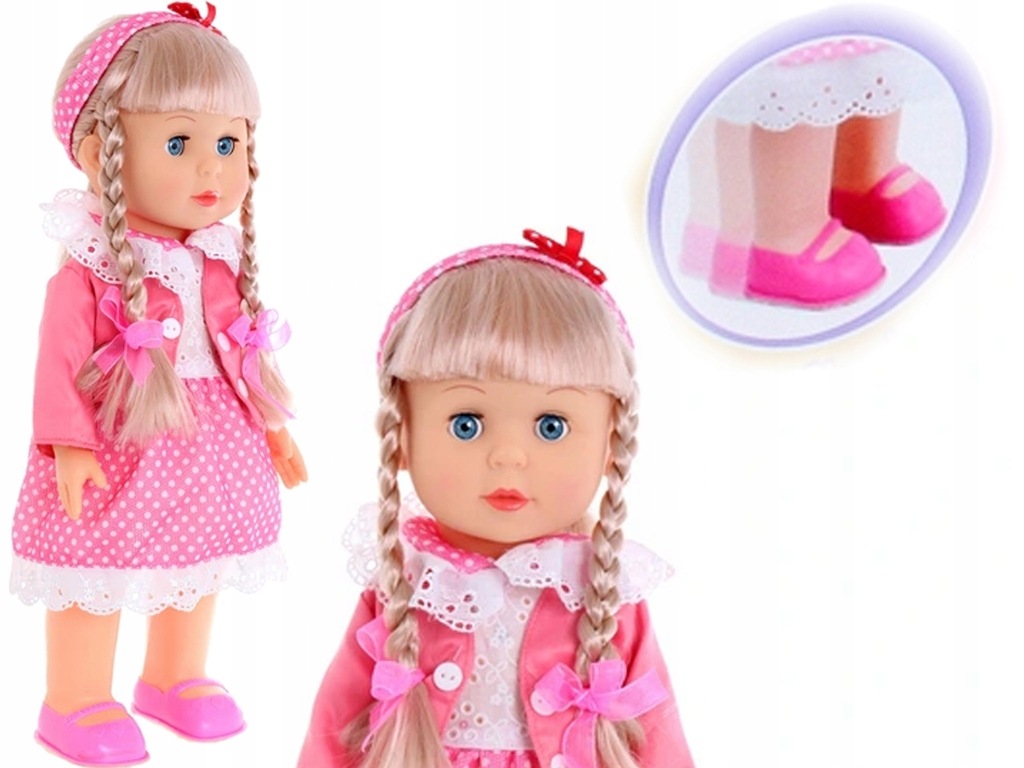 Interaktywna Chodząca Lalka MAJA CHODZI i ŚPIEWA - 8657658300 ...