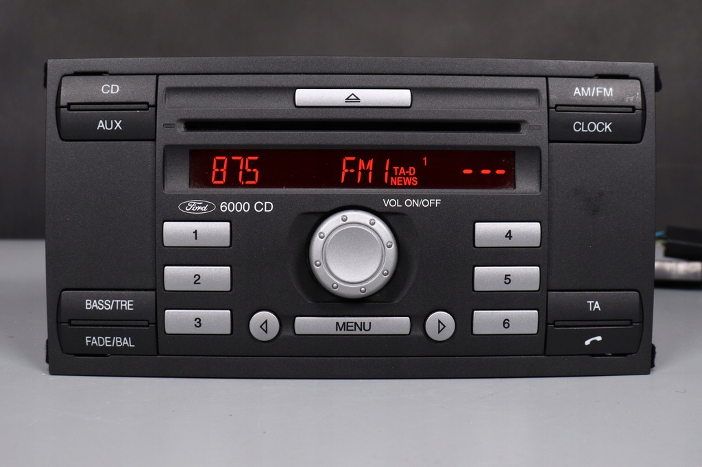 Radio 6000CD FORD C-MAX LIFT (07-10) KUGA MK1 + KOD - 14549850623 - oficjalne archiwum Allegro