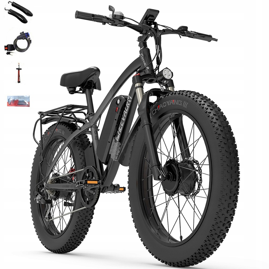 TERENOWY Pojazd ELEKTRYCZNY 2000W 48V 20AH 49KM/H 120KM 26" PL ...