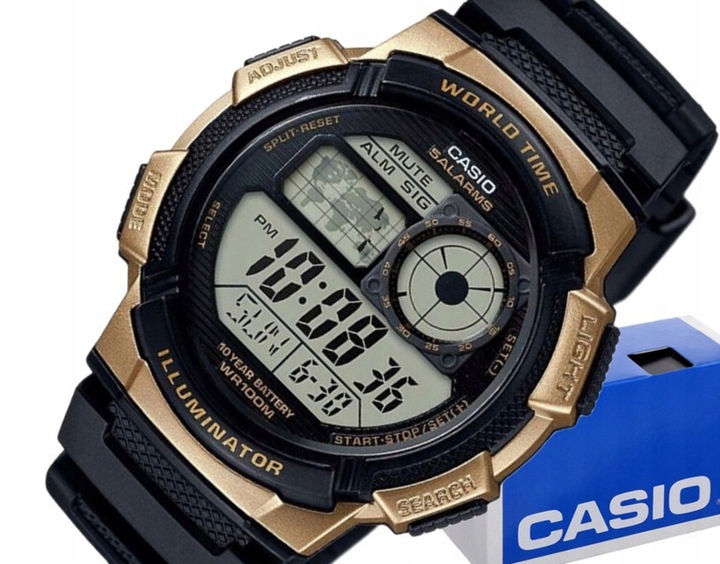 Zegarek CASIO męski do NURKOWANIA PŁYWANIA WR100 - 8370118454 ...