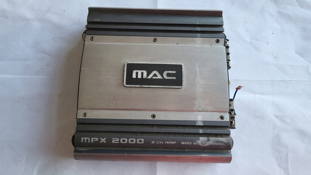 WZMACNIACZ SAMOCHODOWY MAC MPX 2000 2-KANAŁOWY GWR - 13515404639 - oficjalne archiwum Allegro