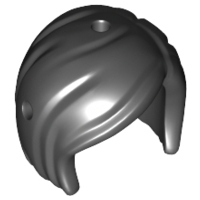 LEGO Włosy Fryzura 92259 - Czarne/Black - 12843487769 - oficjalne ...