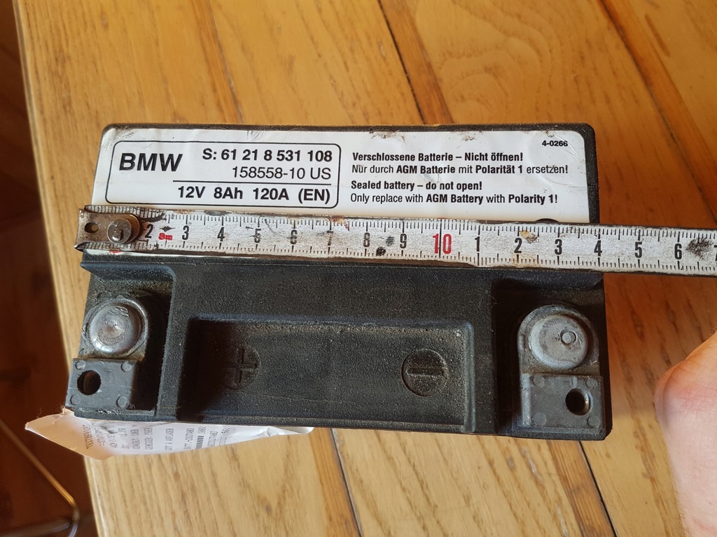 AKUMULATOR AGM 12V 8Ah 120A BMW G310R S1000RR ORYG - 8512860587 ...