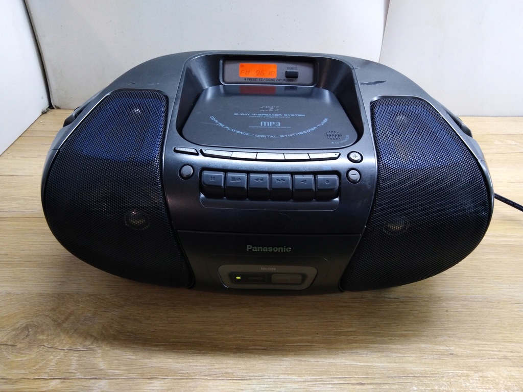 RADIO PANASONIC CD MP3 KASETA FM SUPER STAN !! RX-D29 OKAZJA ...