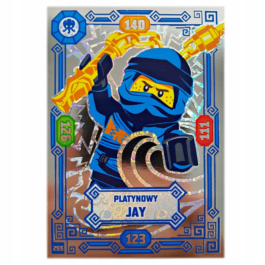 KARTA 255 LEGO NINJAGO 7 SEABOUND PLATYNOWY JAY - 12776587099 ...