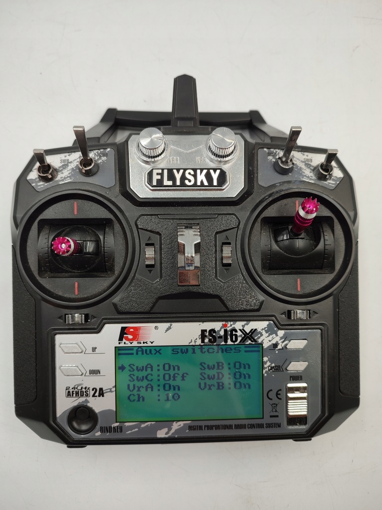 Pilot FlySky FS-i6X 10CH z odbiornikiem FS-iA10B - 12459540025 - oficjalne archiwum Allegro