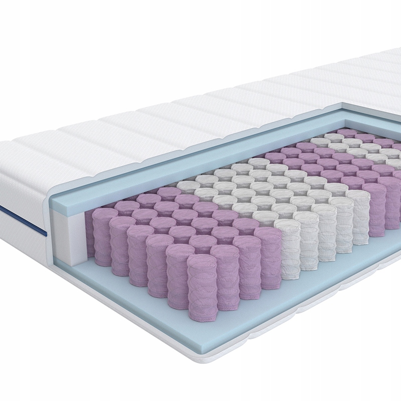 Materac 90x200 kieszeniowy ATUT PAN MATERAC dwustronny sprężynowy ...