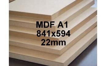 PŁYTA MDF FORMATY MEBLOWA SUROWA 841x594 A1 22mm - 10608900685 - oficjalne archiwum Allegro
