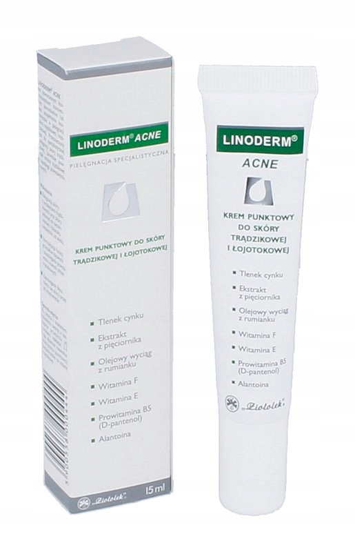 LINODERM ACNE Krem punktowy do skóry trądzikowej 1 - 8209549512 ...