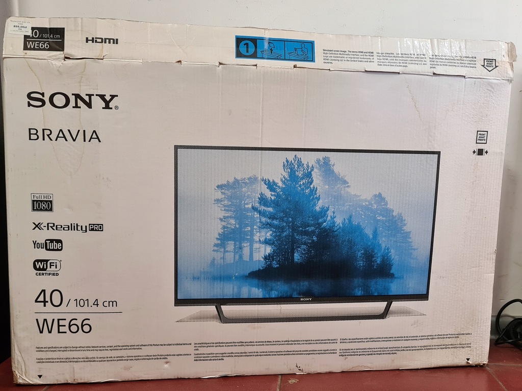 Telewizor Sony BRAVIA WE66 40" - 11182852248 - oficjalne archiwum Allegro