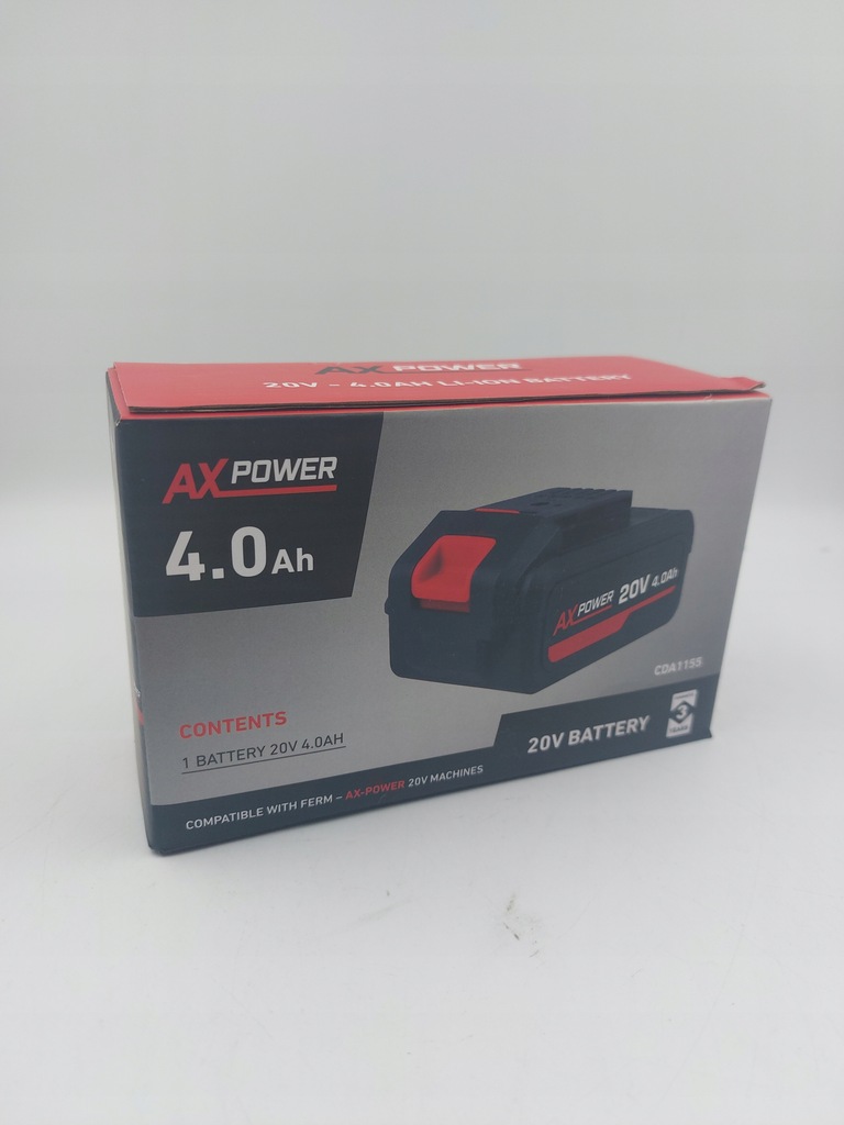 BATERIA AKUMULATOR AX POWER 4.0AH 20V CDA1155 - 11822608786 - oficjalne ...