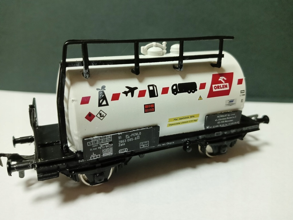 UNIKAT!!! Wagon cysterna PETROLOT ORLEN LOT H0 PKP - 12964072501 ...