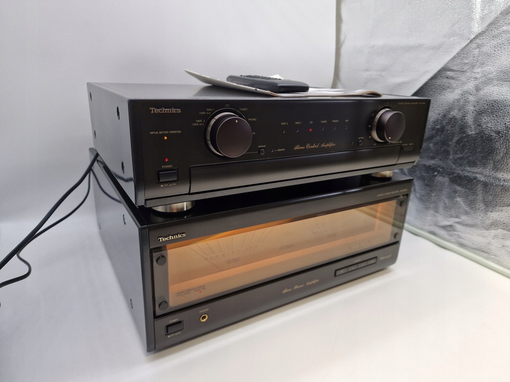 Technics SU-C2000+SE-A2000 WZMACNIACZ TOP HI-END - 10967467804 ...