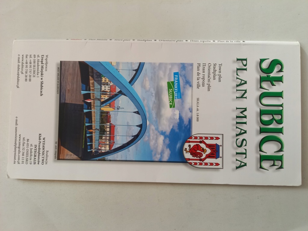 SŁUBICE MAPA - 12263280845 - oficjalne archiwum Allegro