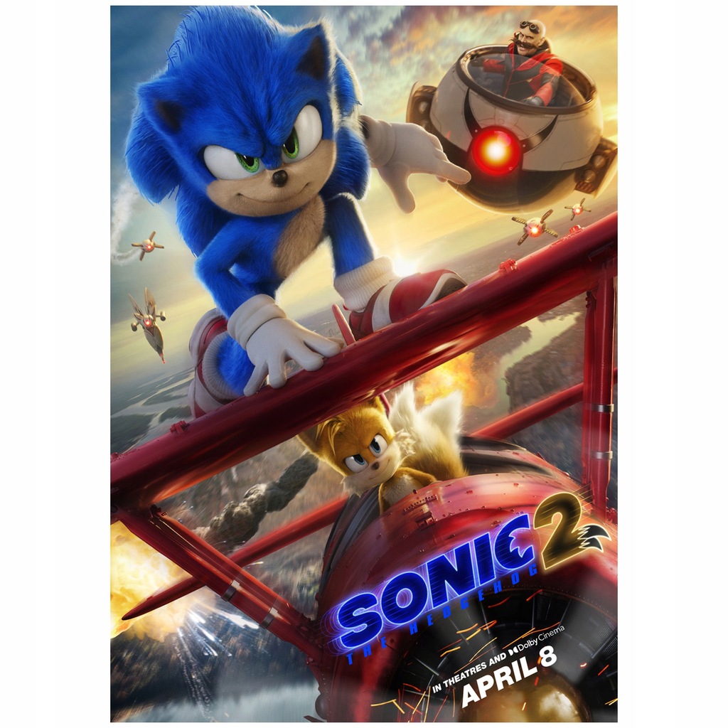 Plakat Sonic 2 Sonic the Hedgehog 2 - 12099531340 - oficjalne archiwum ...