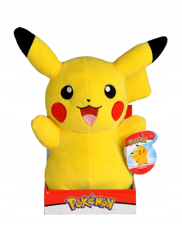 DUŻA MASKOTKA PLUSZAK POKEMON PIKACHU / JAZWARES - 12041438883 ...
