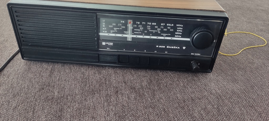 Radio UNITRA Śnieżka R206 Przestrojone Ładny Stan - 11608027879 ...