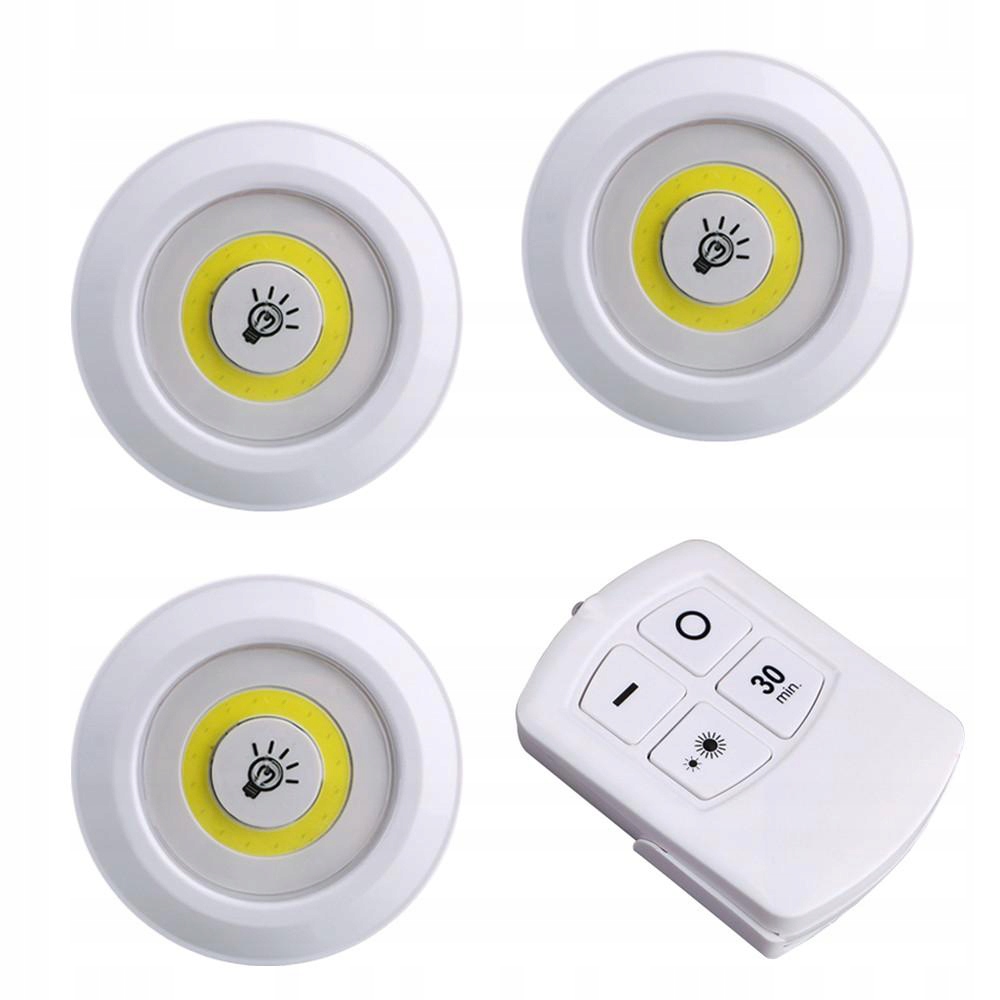 Lampki LED zestaw bezprzewodowe na baterie + pilot - 12229838392 ...