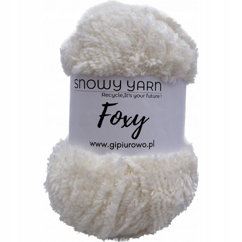 Puszysta włóczka Foxy - kremowa 903 - 100 m - 12402085233 - oficjalne ...