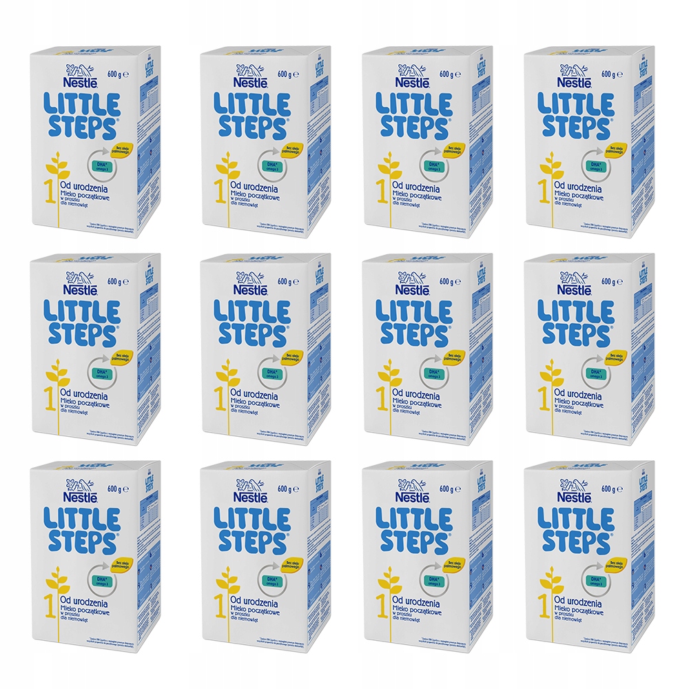 NESTLE LITTLE STEPS 1 mleko początkowe 12x600g - 9034288819 - oficjalne ...