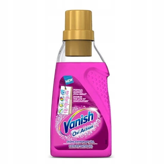 Vanish Oxy Action ANGIELSKI odplamiacz w żelu do tkanin kolorowych 500 ...