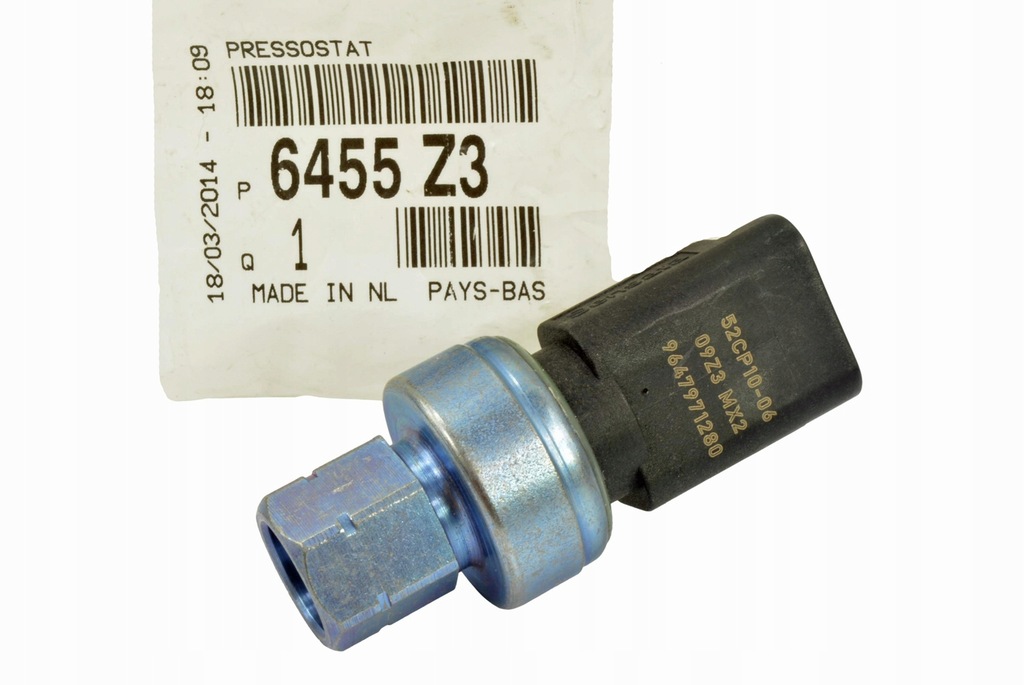 CZUJNIK CIŚNIENIA KLIMATYZACJI BERLINGO C2 C3 C4 C5 C6 C8 DS3 ...