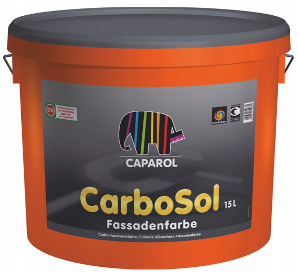 FARBA FASADOWA SILIKONOWA CARBOSOL CAPAROL 22 KG - 10929621164 ...