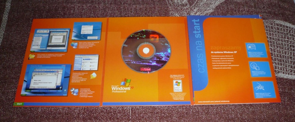 ORYGINALNY Windows XP Professional SP2 BOX POLSKI - 9702504582 ...