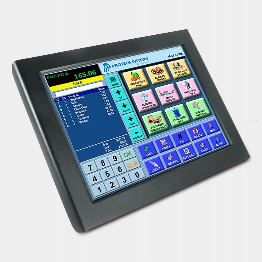 TERMINAL POS PROTECH PS-6510-PPC ATOM D525 15 CALI - 8345241456 ...