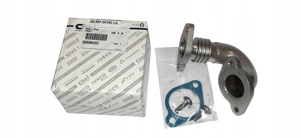 Przewód spalin EGR Iveco Daily 2.3- 500086202 - 9238076381 - oficjalne ...