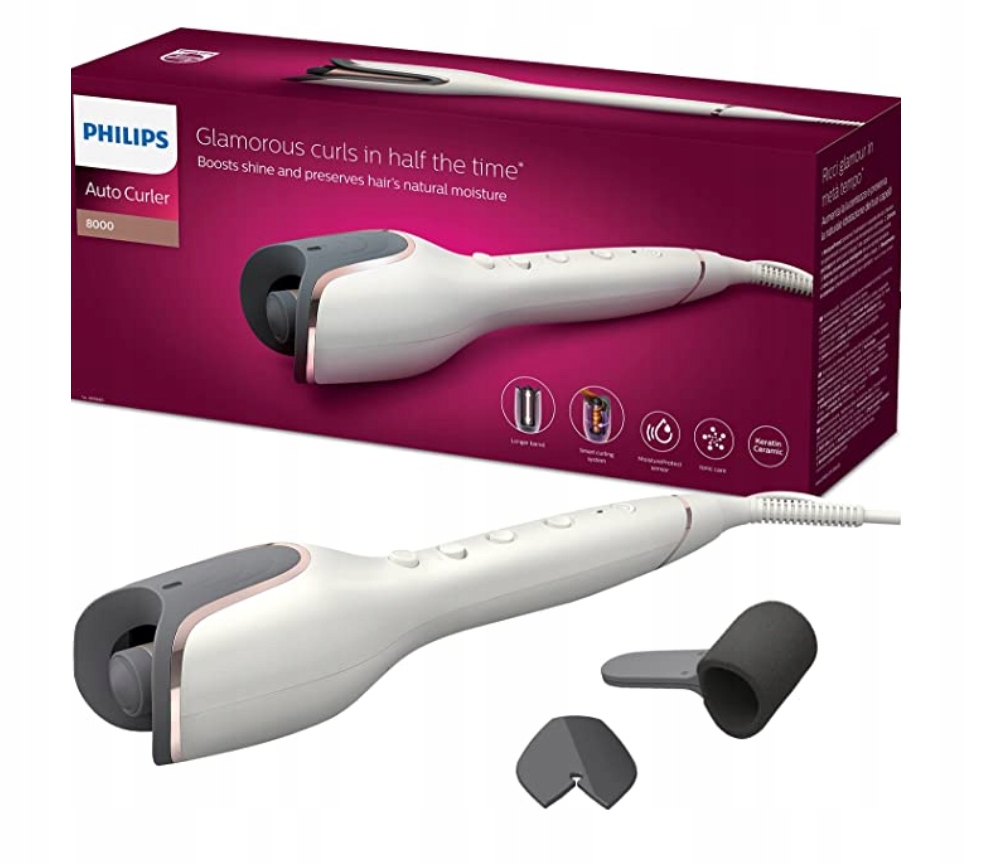 PHILIPS AUTO CURLER 8000 LOKÓWKA DO337 - 12593213556 - oficjalne ...