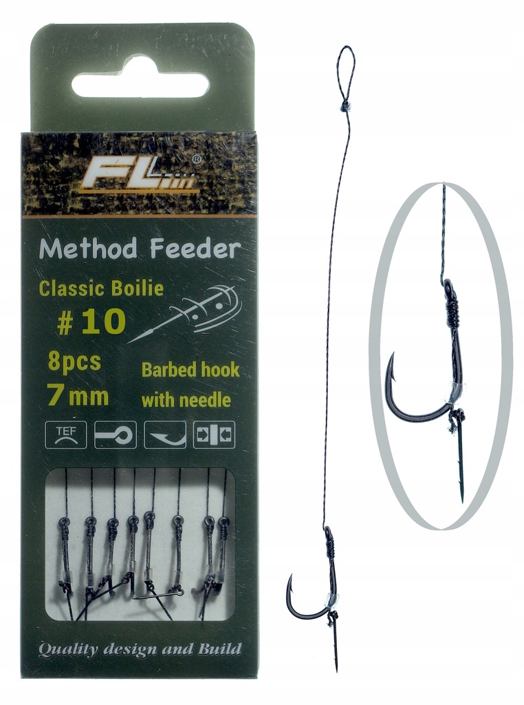 Teflonowe haki nr 10 przypon method feeder igła - 10153179960 - oficjalne archiwum Allegro