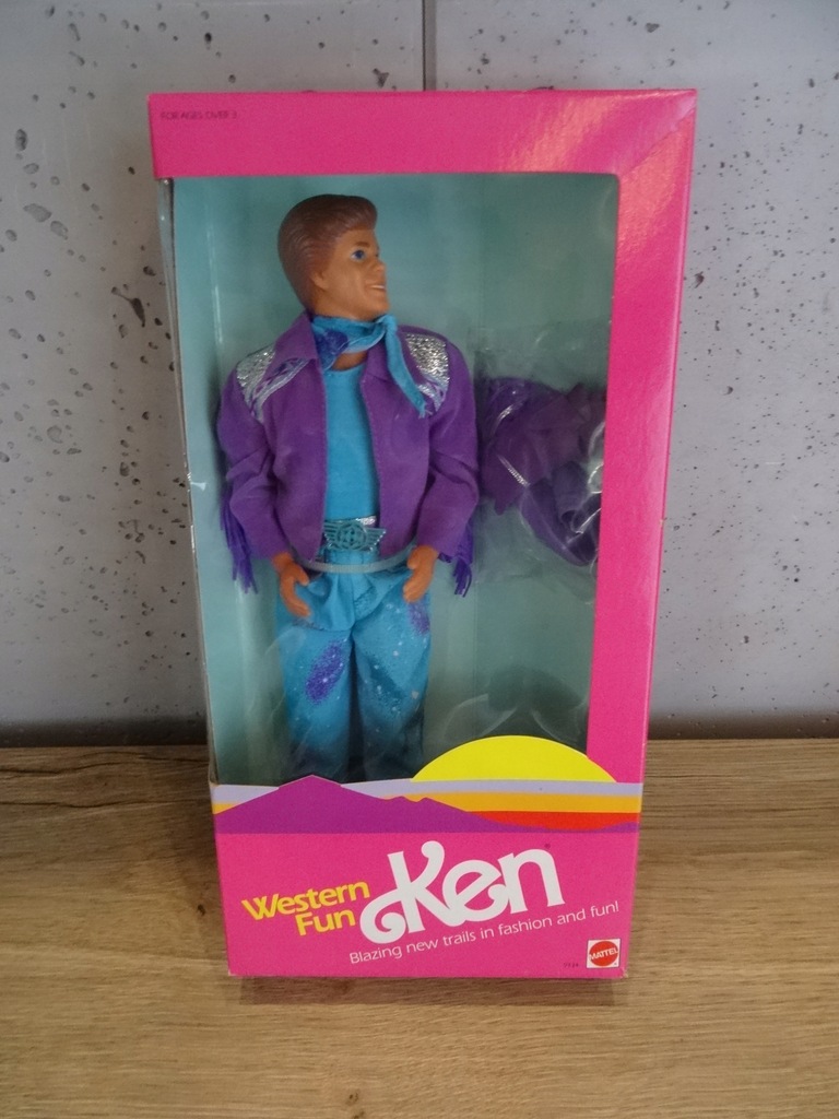 KEN WESTERN FUN BARBIE VINTAGE 1989 nrfb PREZENT - 10049031048 ...