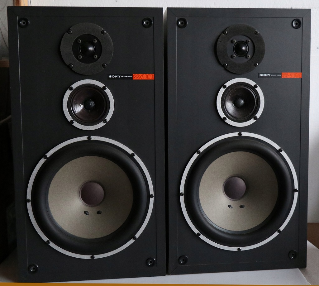 SONY SS-2070 kolumny 3 drożne Głośniki SEAS - VINTAGE - 15171115912 ...