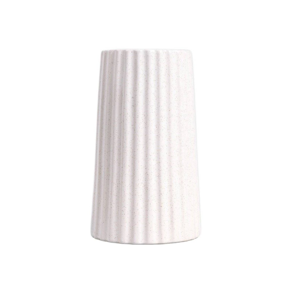 Wazon NOVO ceramiczny ryflowany ercu 11,5x19,5 cm HOMLA - 17355648538 ...