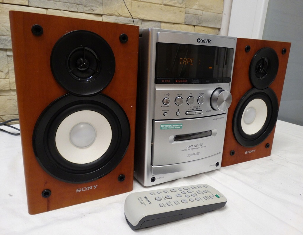 WIEŻA SONY CMT-NEZ50+KOLUMNY+PILOT - 14233103933 - oficjalne archiwum Allegro