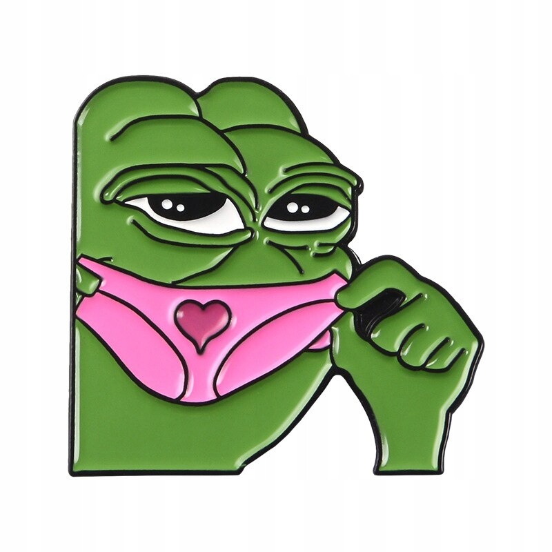 styl-5 Cartoon Pepe żaba Meme emalia ooting pirami - 12113159409 ...