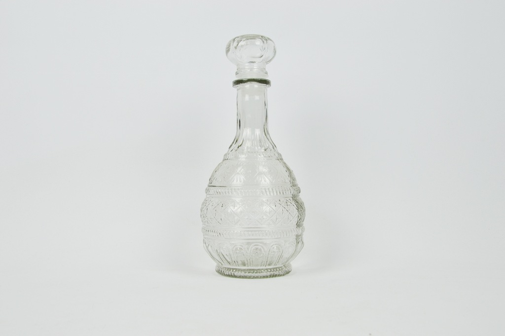 KARAFKA butelka ZDOBIONA ETNO 540ml szklana wino - 7968698630 - oficjalne archiwum Allegro