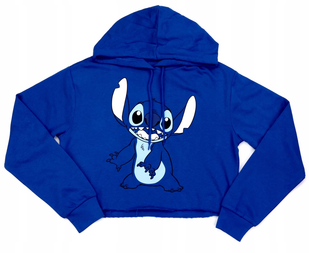 Disney Lilo & Stitch Bluza damska z kapturem r. M krótka szeroka ...