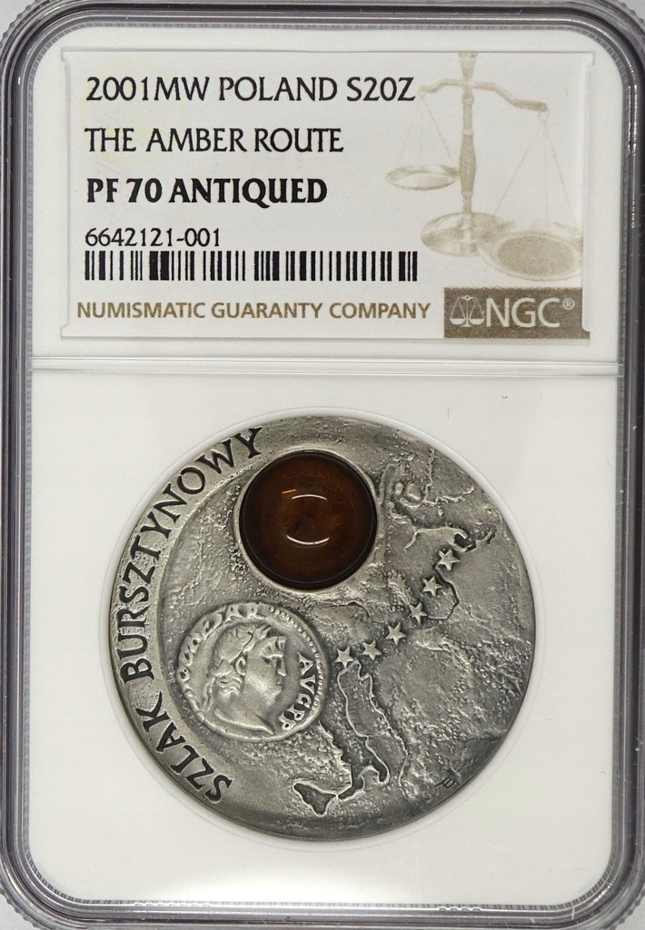 20 zł 2001 Szlak Bursztynowy - NGC PF70 MAX - 15172284112 - oficjalne archiwum Allegro
