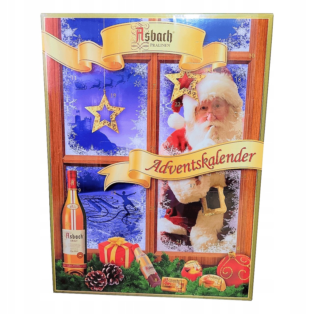 Asbach Adventskalender kalendarz adwentowy z alkoholem 260g - 14525998389 - oficjalne archiwum ...