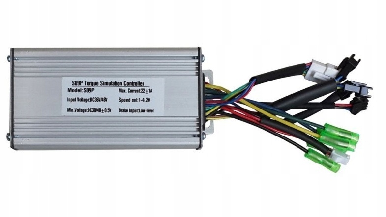 KONTROLER 500W 36V 48V ROWER SKUTER ELEKTRYCZNY - 7653093795 - oficjalne archiwum Allegro