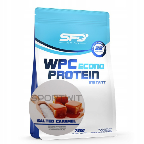 SFD WPC PROTEIN ECONO 750g BIAŁKO SŁONY KARMEL - 7607419719 - oficjalne archiwum Allegro