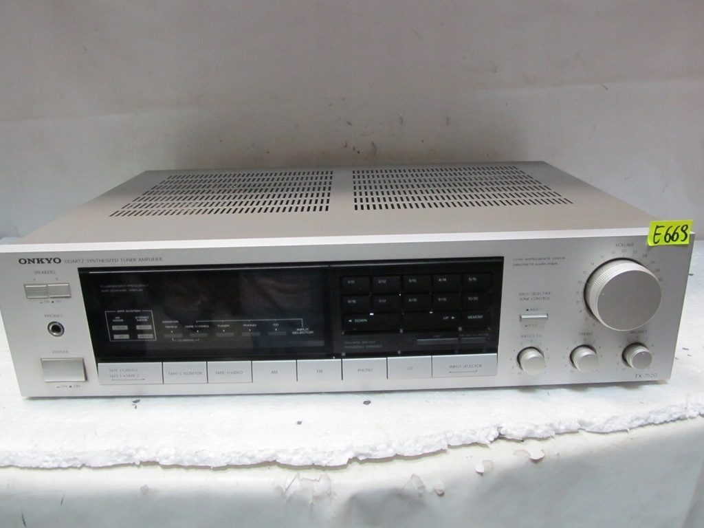 AMPLITUNER ONKYO TX-7520 - NR E669 - 14089194653 - oficjalne archiwum Allegro