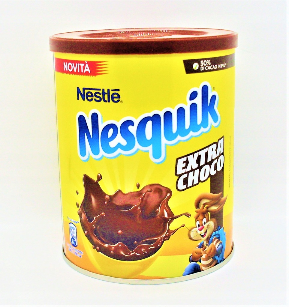 NESTLE NESQUIK EXTRA CHOCO KAKAO 390G. - 9446889171 - oficjalne archiwum Allegro